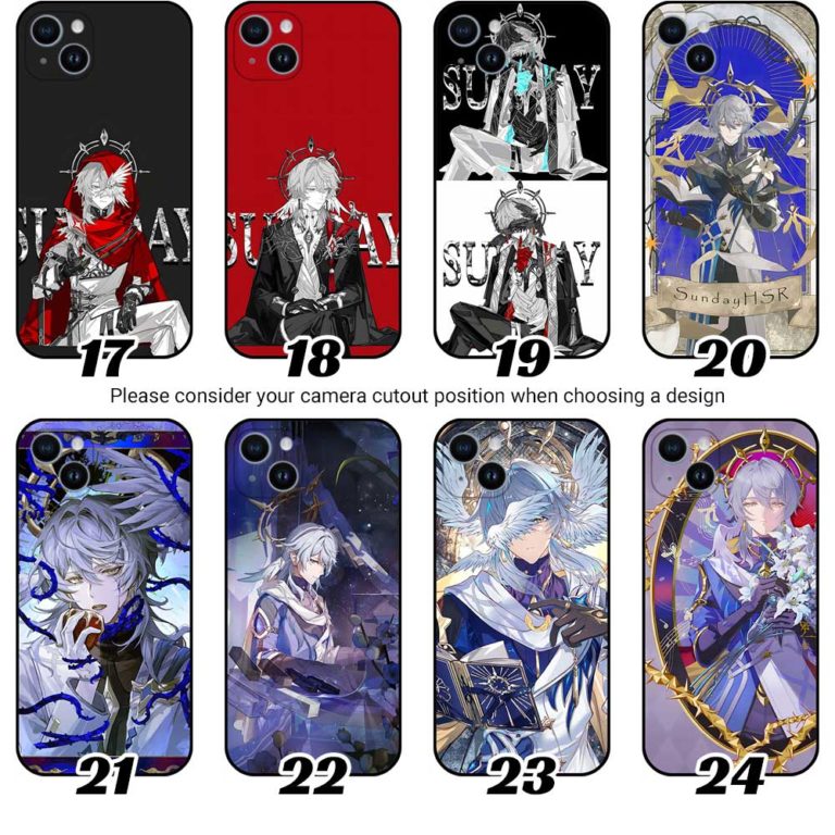 HSR Sunday Phone Case Honkai Star Rail Sunday IPhone Cases - RegisBox