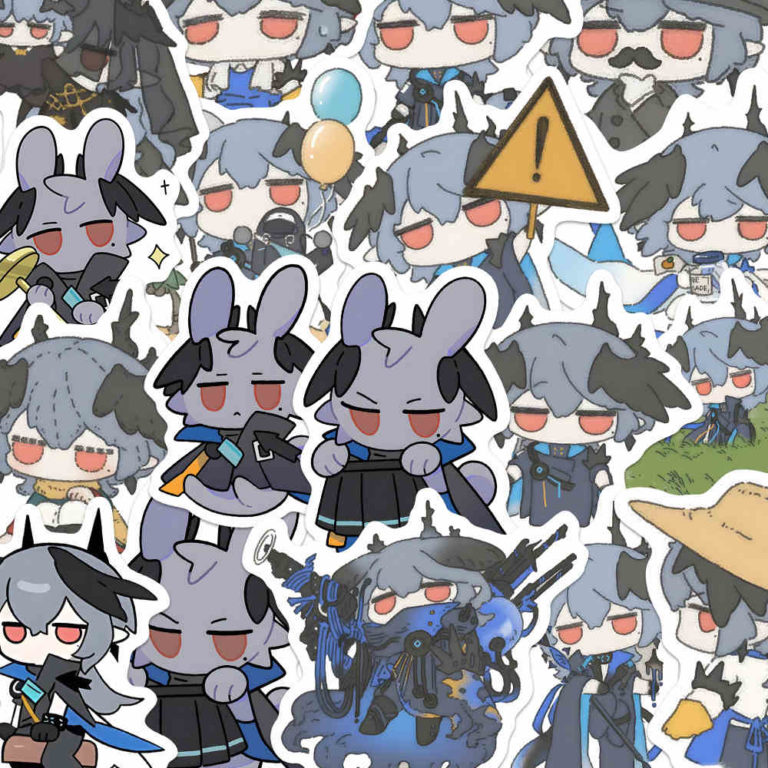 54PCS Arknights Logos Stickers Arknights Rhodes Island Logos Aefanyl ...