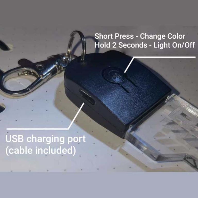 LED Arknights Keychain Rechargeable Arknights Rhodes Island Acrylic Key ...