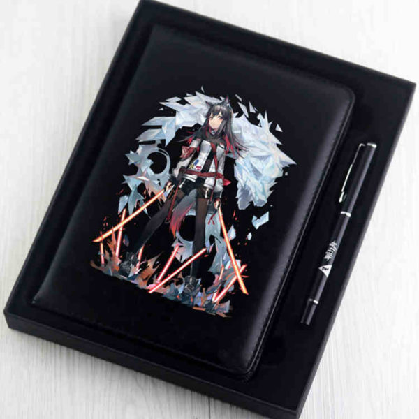 Arknights Notebook A5 PU Leather Rhodes Island Journals With Arknights ...