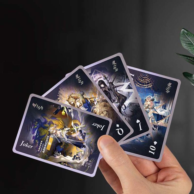 Cool Arknights Playing Cards Rhodes Island EP14 Arknights Poker - RegisBox
