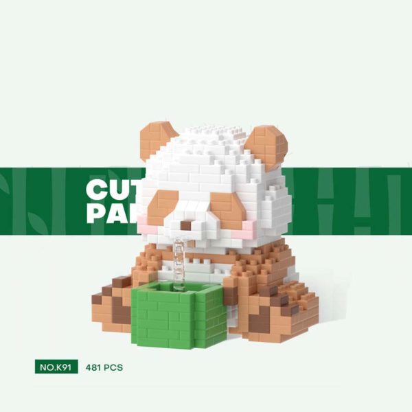 Panda Building Blocks DIY Cute Panda Toy Blocks - RegisBox