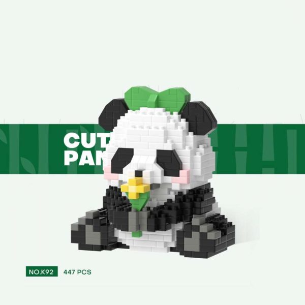 Panda Building Blocks DIY Cute Panda Toy Blocks - RegisBox