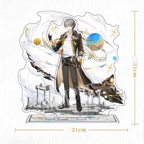 HSR Caelus Figure Stand Honkai Star Rail Trailblazer Acrylic Standee ...