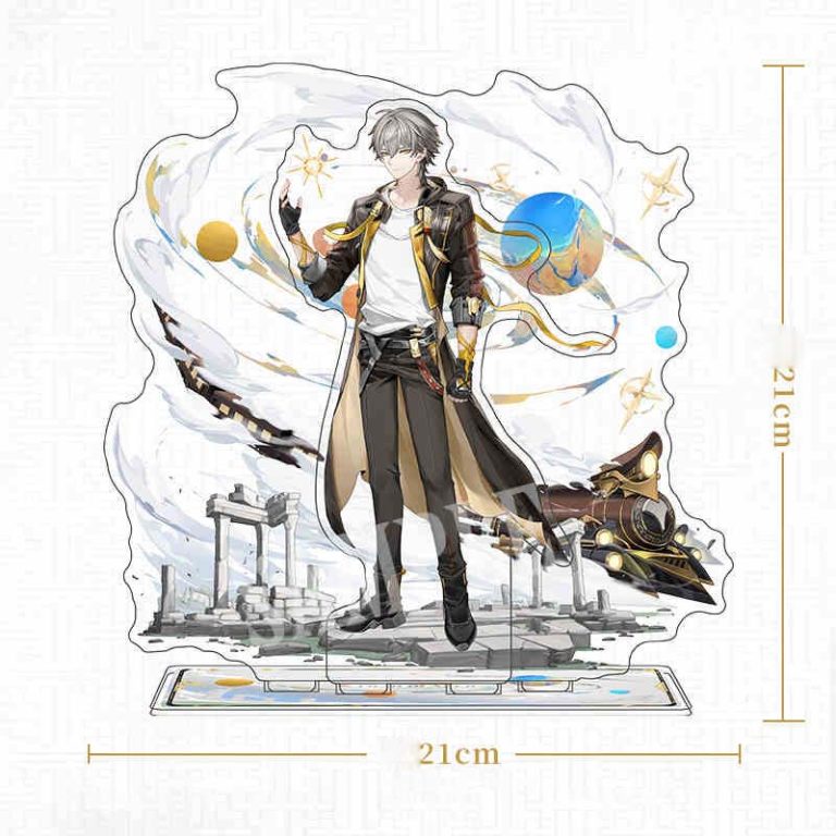 HSR Caelus Figure Stand Honkai Star Rail Trailblazer Acrylic Standee ...