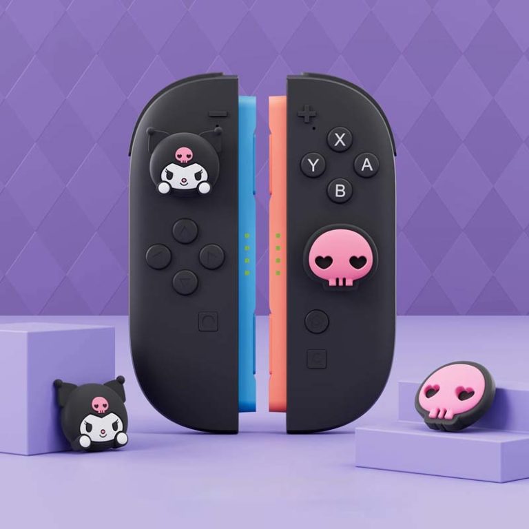 Official Kuromi Switch 2 Thumb Grip Caps Kawaii Nintendo Switch 2 ...