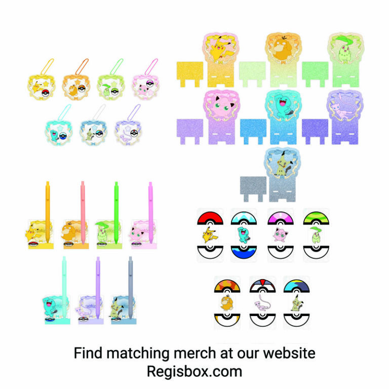 Acrylic Anime Pen Holder Fridge Magnet Spinning Standee - RegisBox