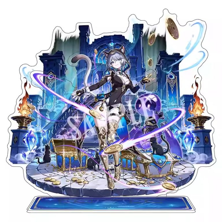 HSR Cipher Figure Stand Aesthetic Honkai Star Rail Cipher Acrylic ...