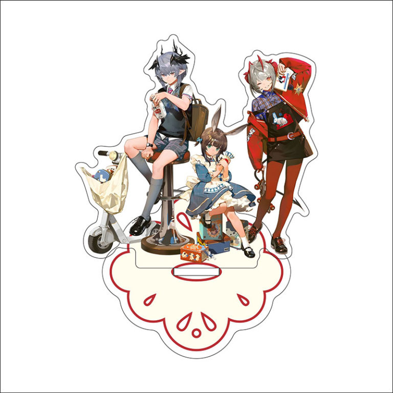 Wisadel Arknights Acrylic Stand Amiya Arknights Logos Figure Standee ...