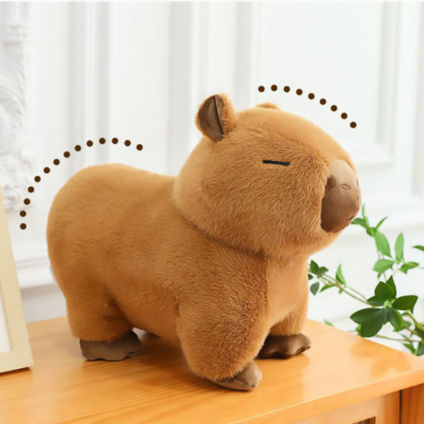 Cute Capybara Plushie Fluffy Capybara Stuffed Toy - RegisBox