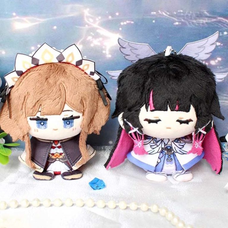 Genshin Columbina Plush Keychain Mini Sandrone Plushie Fatui Harbingers ...