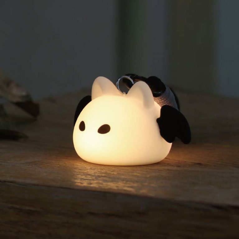 Bat Night Light Pendant Rechargeable Bat LED Keychain - RegisBox