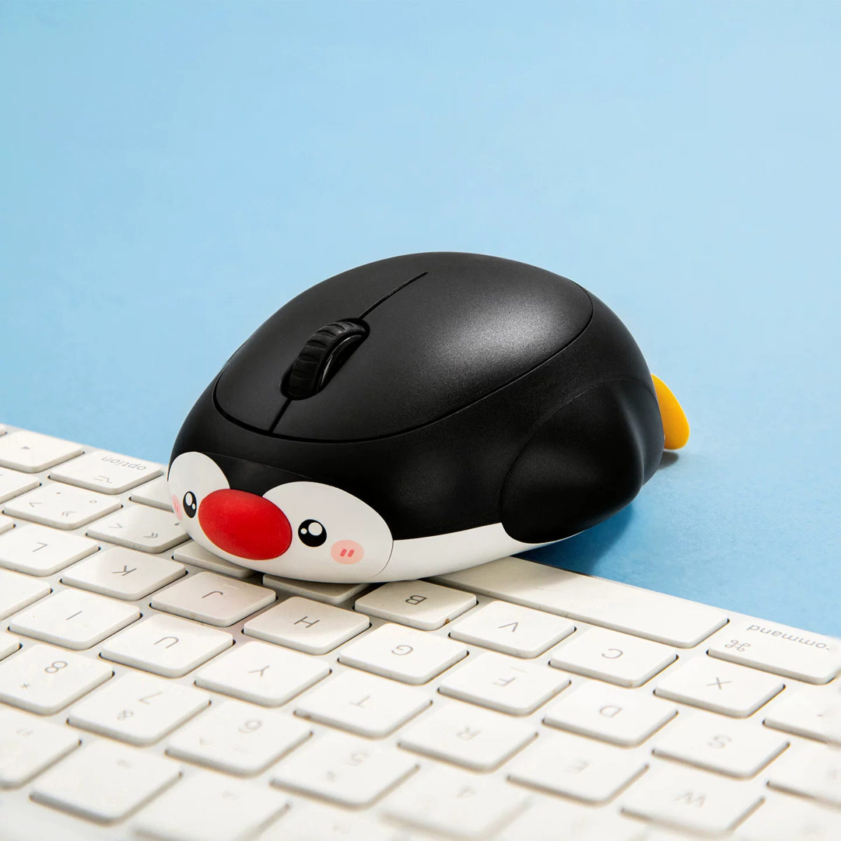Penguin Computer Mice Rechargeable Duck Laptop Mouse Bluetooth USB ...