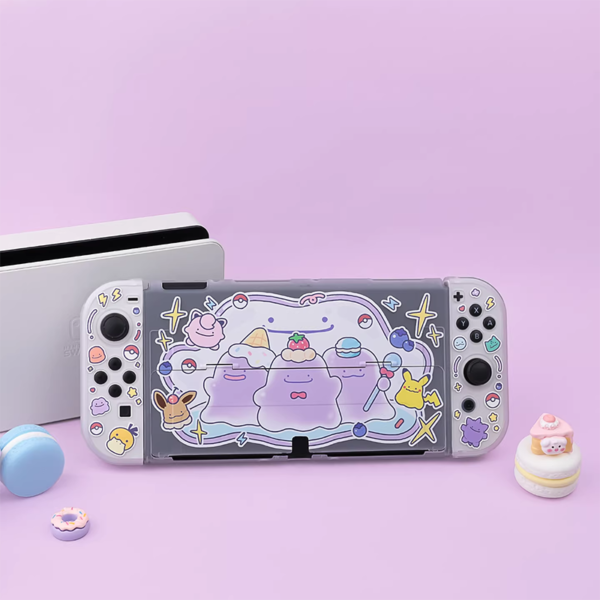 Dessert Party Ditto Switch OLED Case Cute Ditto NS2 Cover Translucent ...